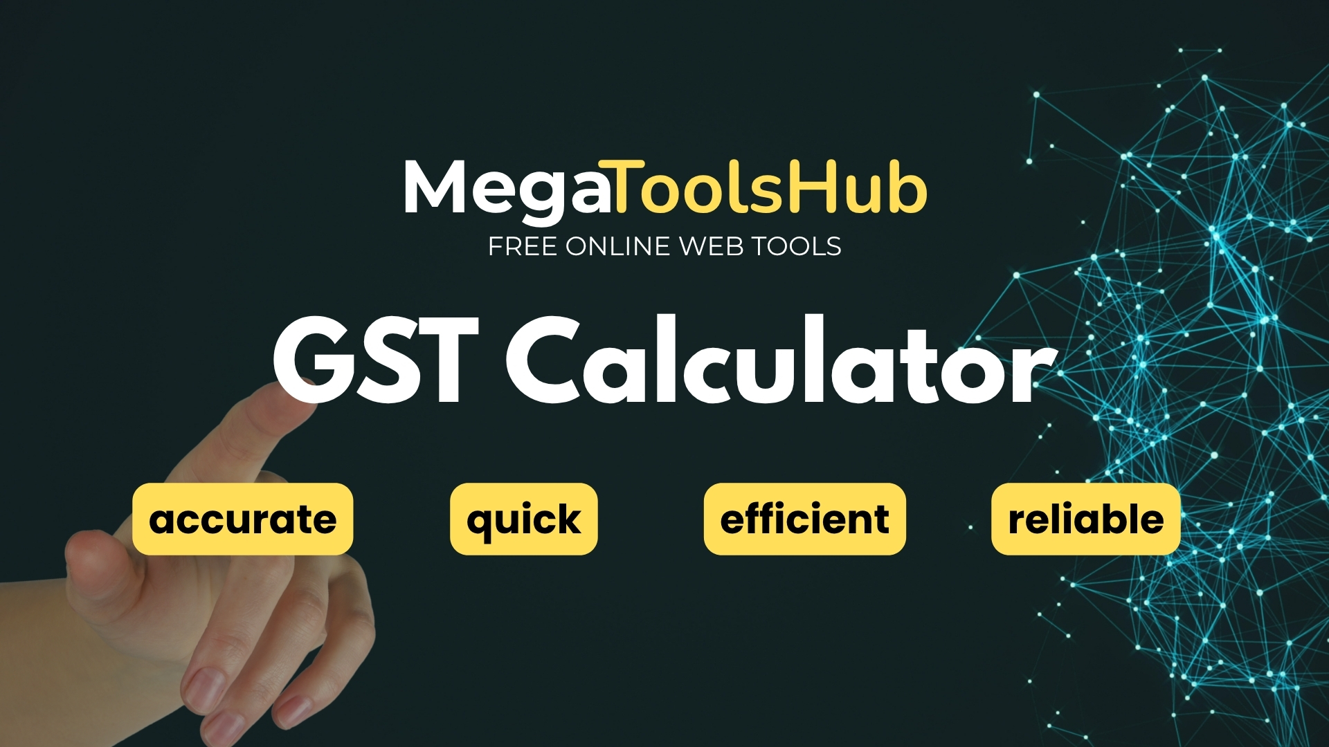 Free GST Calculator - MegaToolsHub